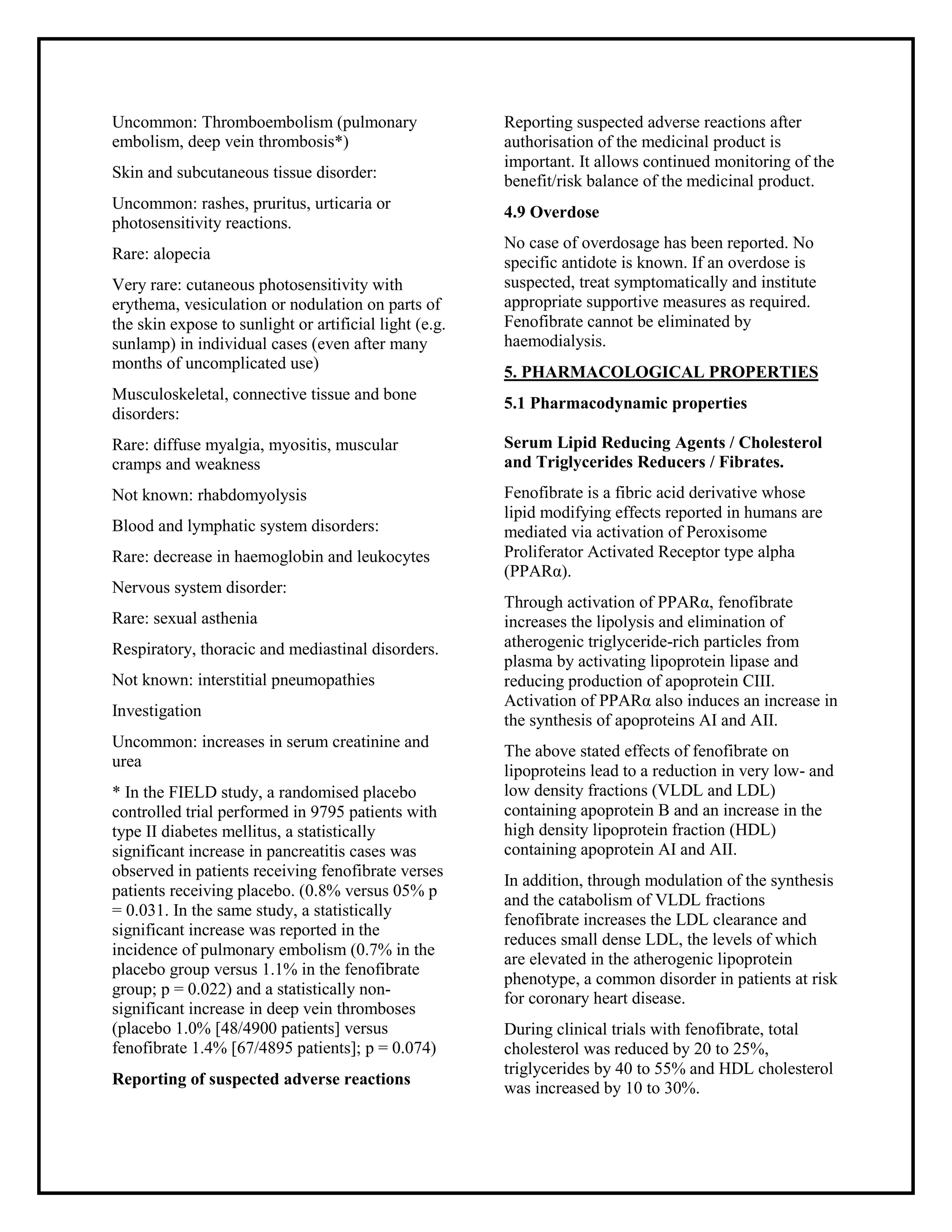 Fenofibrate 160 mg tablets smpc taj pharmaceuticals | PDF