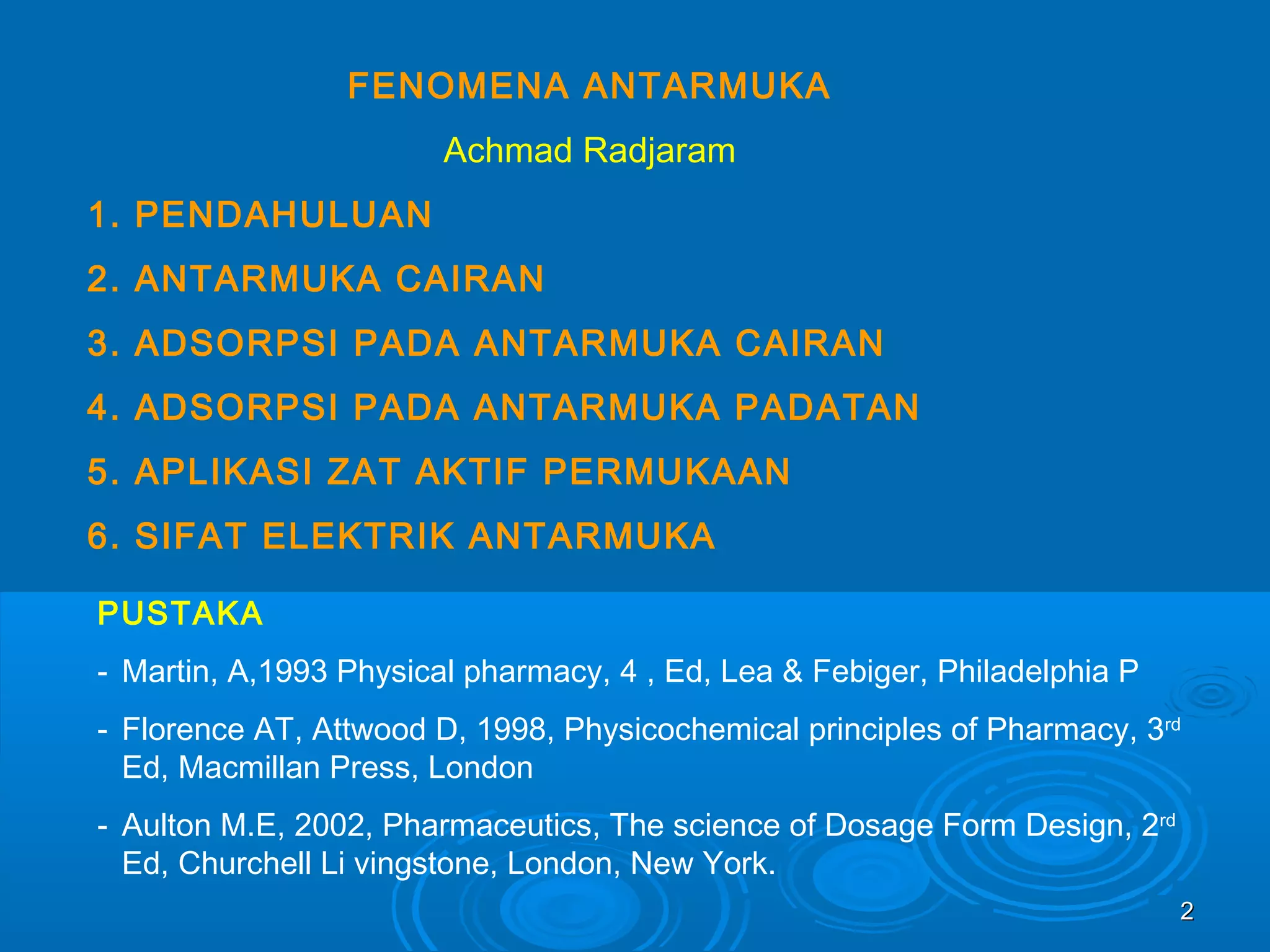 Fenomena antarmuka | PPT