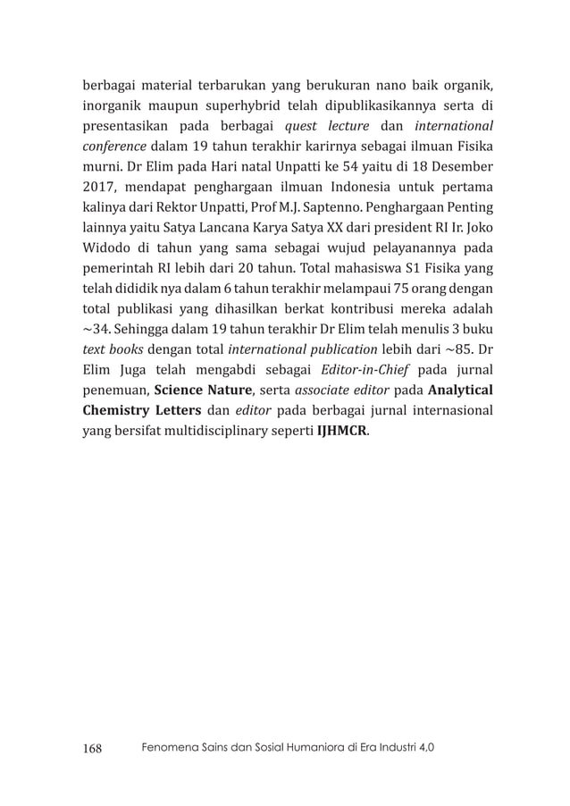 Fenomena Sains dan Sosial Humaniora di Era Industri 4.0 | PDF