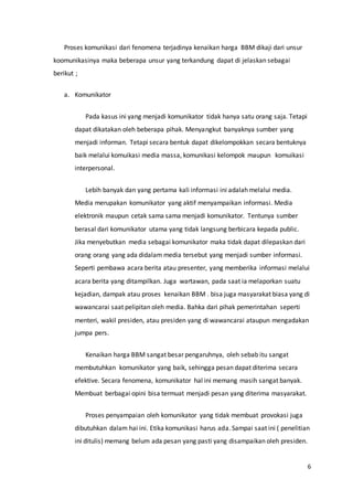 Fenomena tradisi kenaikan bbm setelah pergantian kepala negara | DOCX