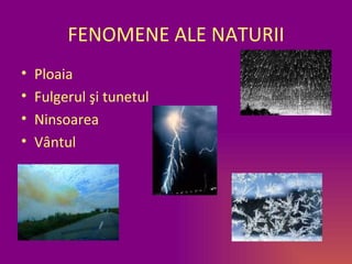 Fenomene Ale Naturii | PPS