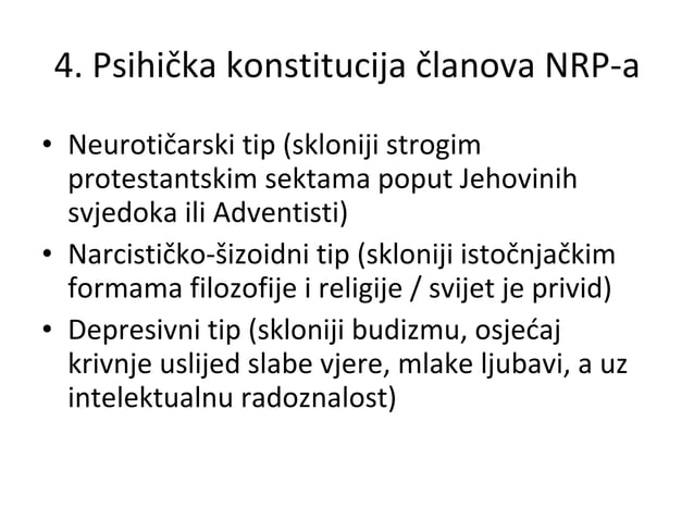 Fenomen novih religijskih pokreta | PPT