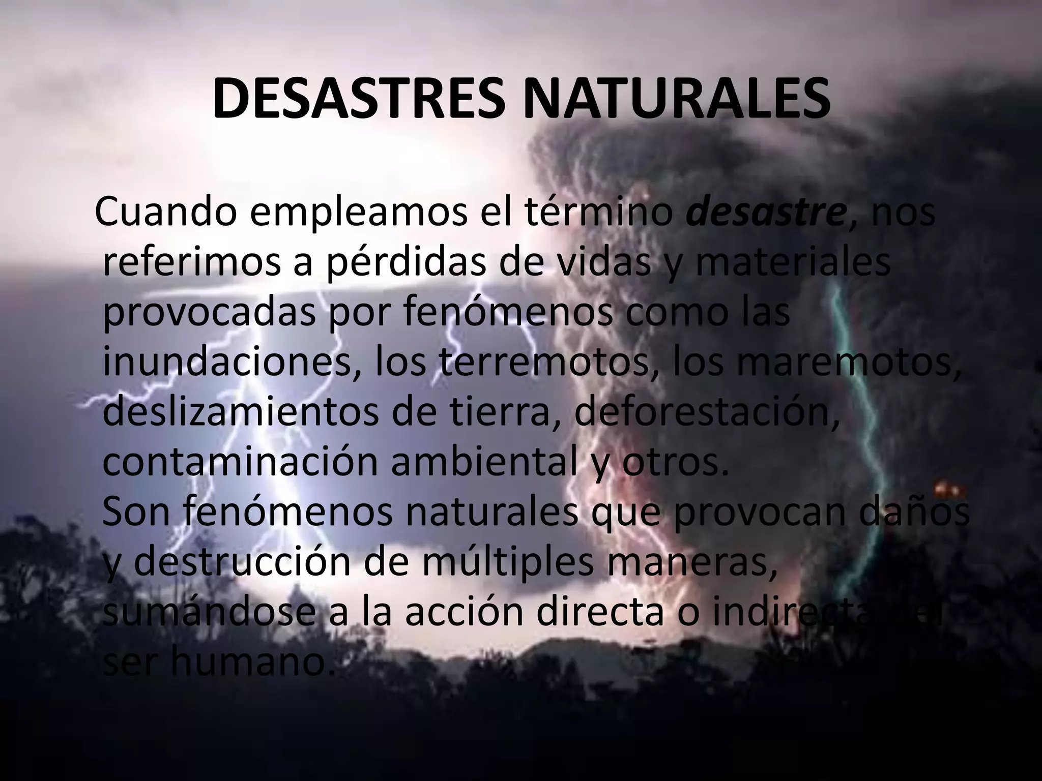 Fenomenos naturales | PPT