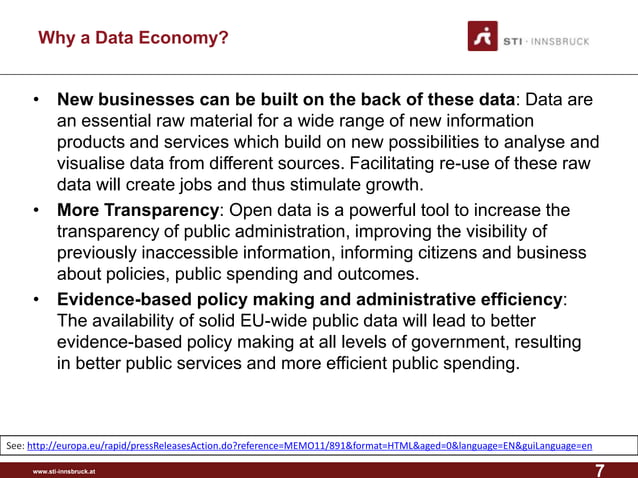 Austrian Experience in Building Data Value Chain | PPTX | Databases | Computer Software and ...