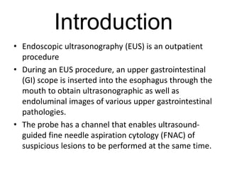 fentanyl or ketamine in EUS | PPT