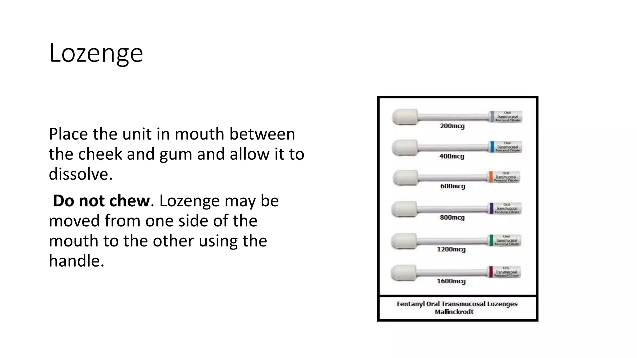 Fentanyl mechanism of action and its uses | PPTX