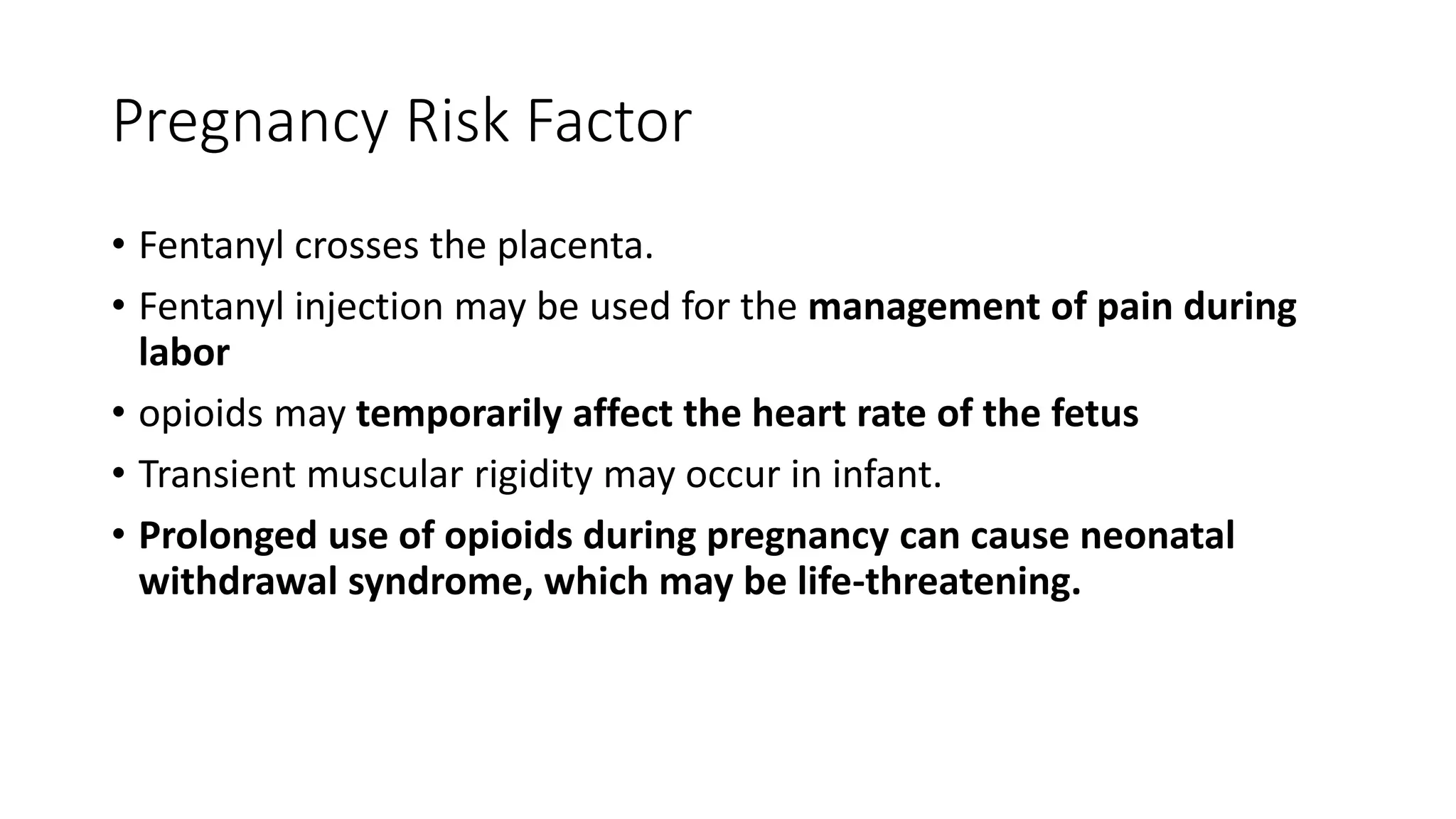 Fentanyl mechanism of action and its uses | PPTX