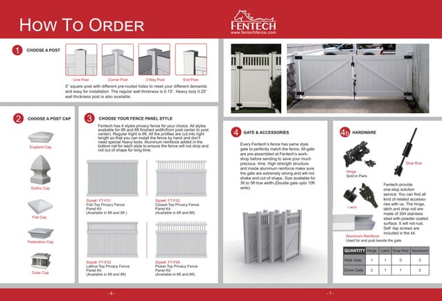 Fentech catalog 2018 -Vinyl Fence and Catalog. | PDF