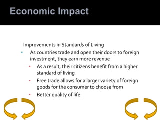 Globalisation its causes and impact | PPTX