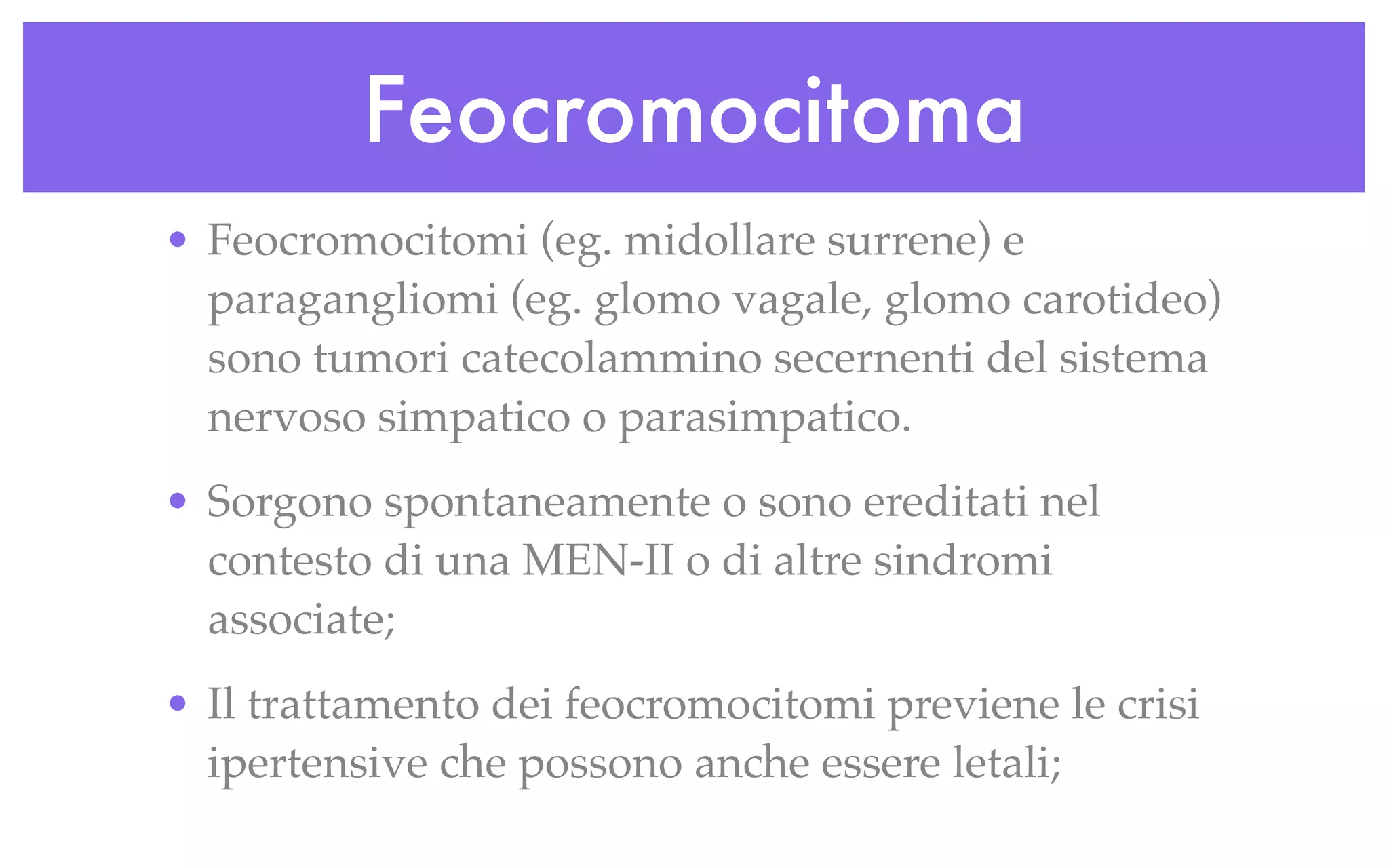 Feocromocitoma E Men | KEY