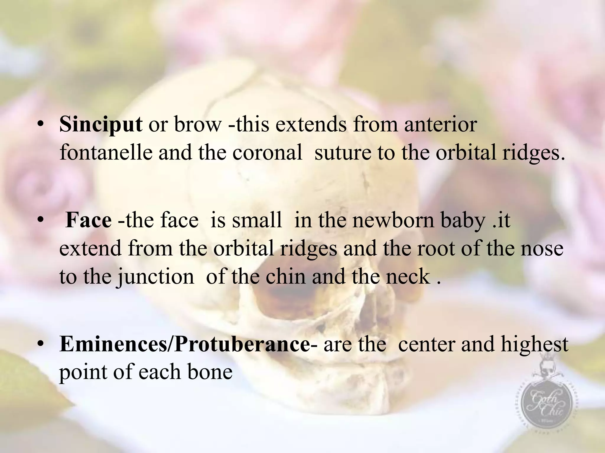 Feotal skull presentation | PPTX