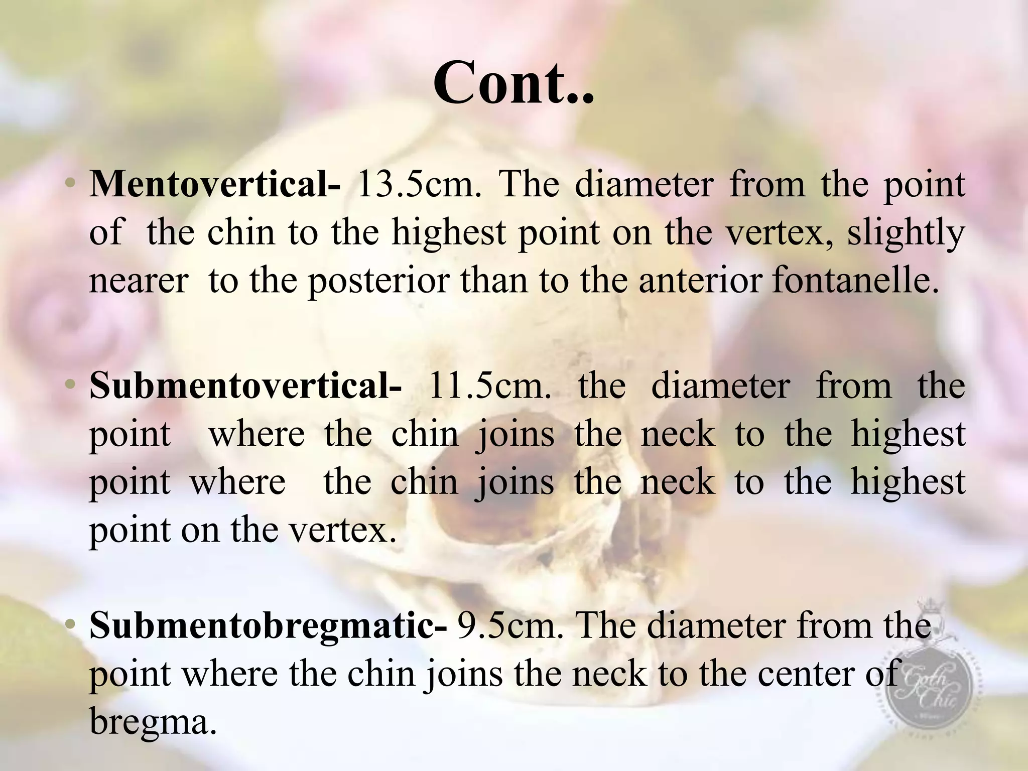 Feotal skull presentation | PPTX