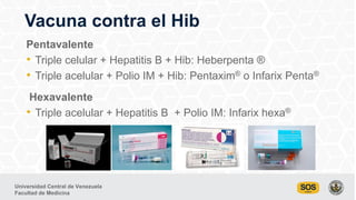 Vacuna contra el Haemophilus B (Hib). Dra. Gloria M. González S. | PDF