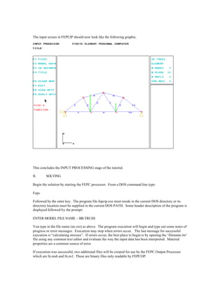 Fepc truss tut | PDF