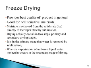 Fe ppt drying | PPT