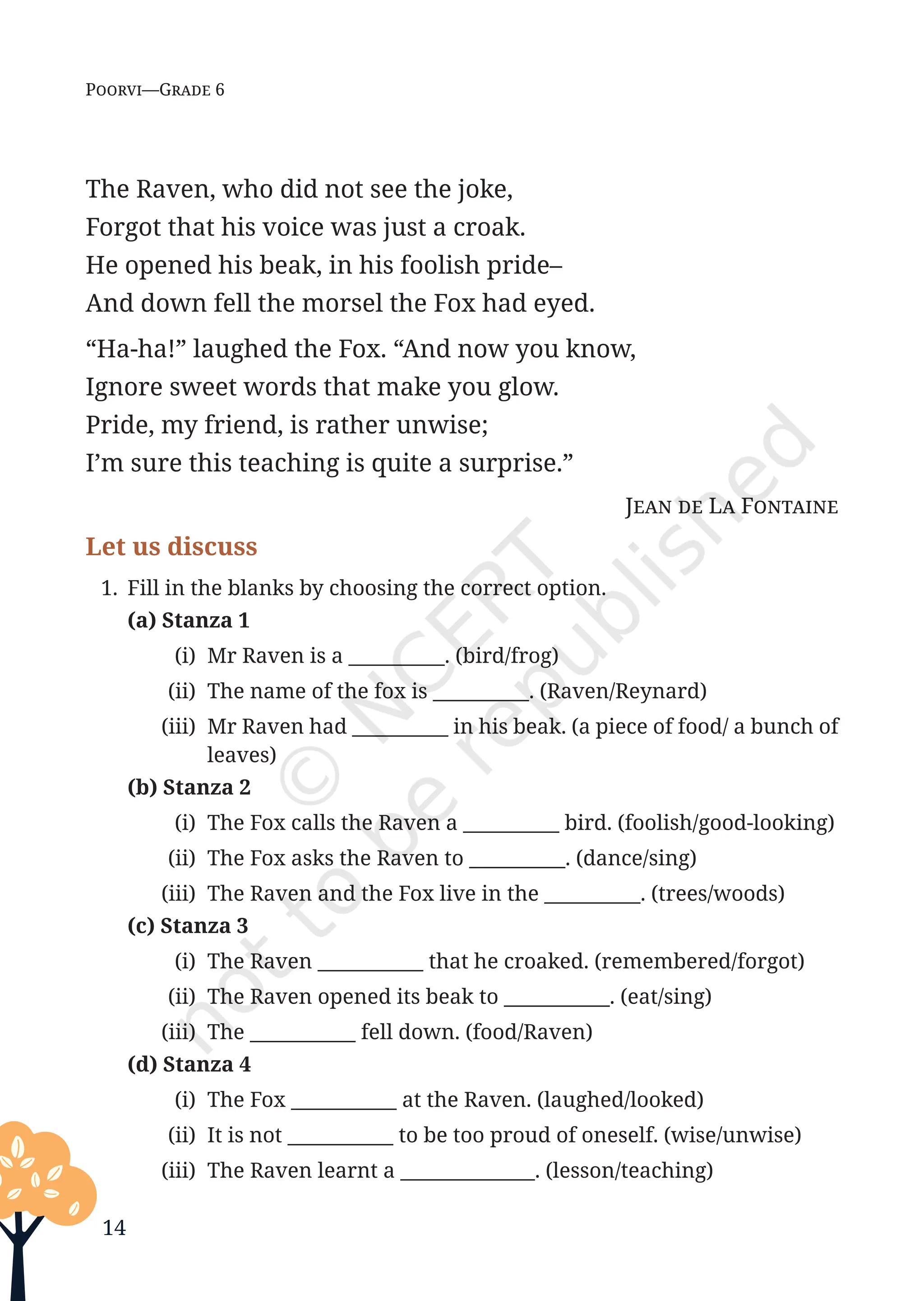 Class 6 English Chapter 1 Fables and Folk Stories | PDF