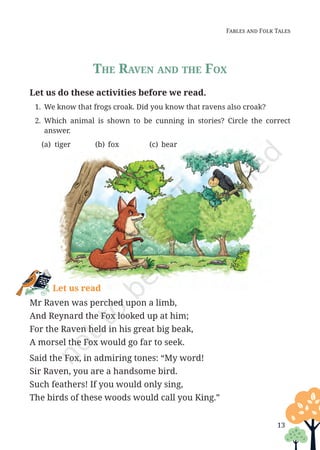 Class 6 English Chapter 1 Fables and Folk Stories | PDF