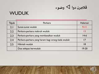 Feqah wuduk 1 asas untuk anak-anak murid kesayangan | PDF