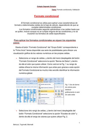 Formato Condicional y Validacion | DOCX