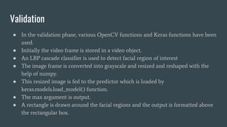 Facial Emotion Recognition: A Deep Learning approach | PPTX