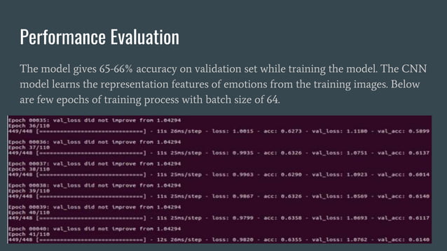 Facial Emotion Recognition: A Deep Learning approach | PPTX | Artificial Intelligence ...