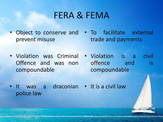 Fera and fema | PPTX | Business | Business and Finance