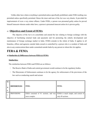 Fera & fema[1] | RTF | Business | Business and Finance