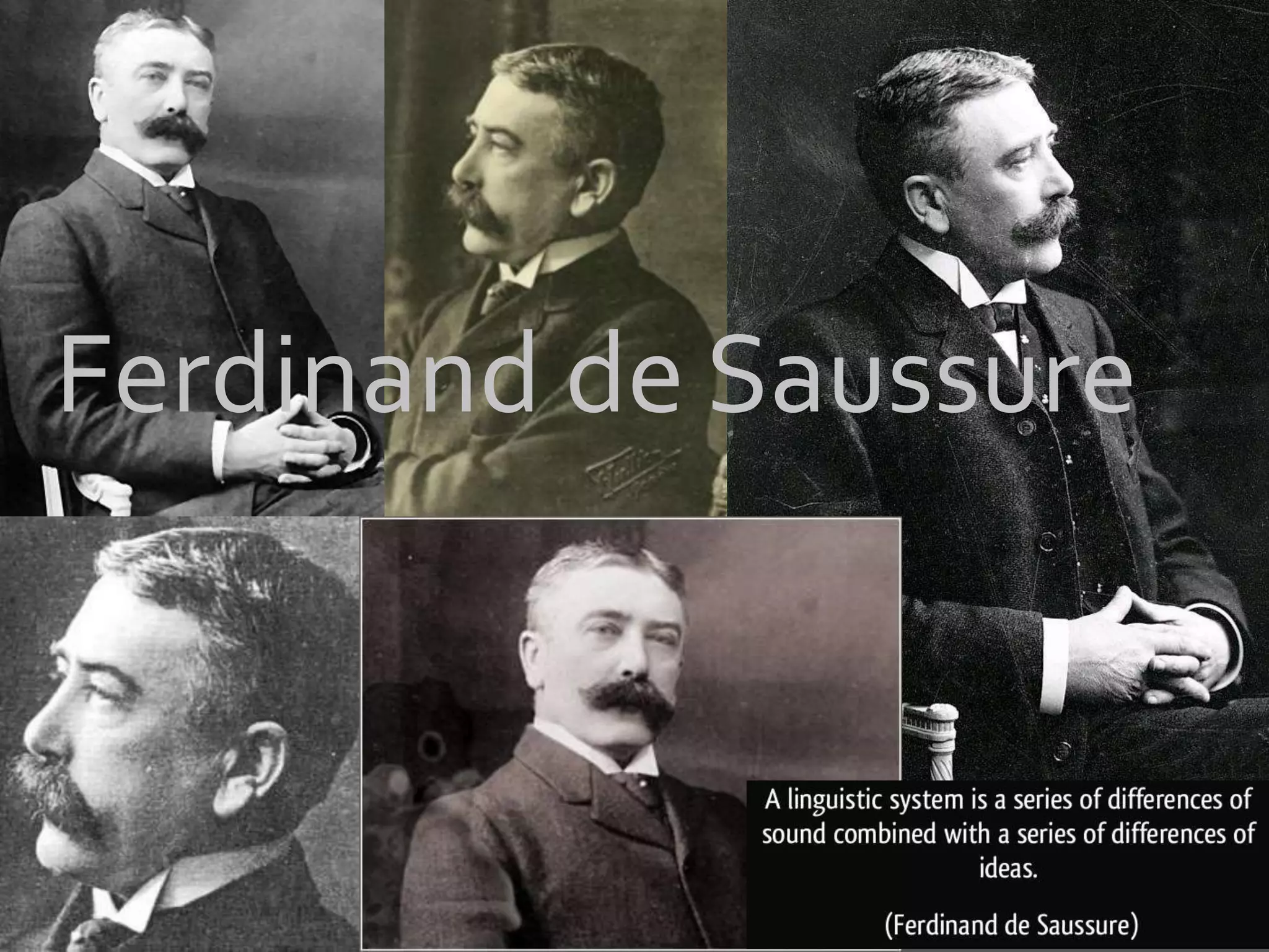 Ferdinand de Saussure | PPTX
