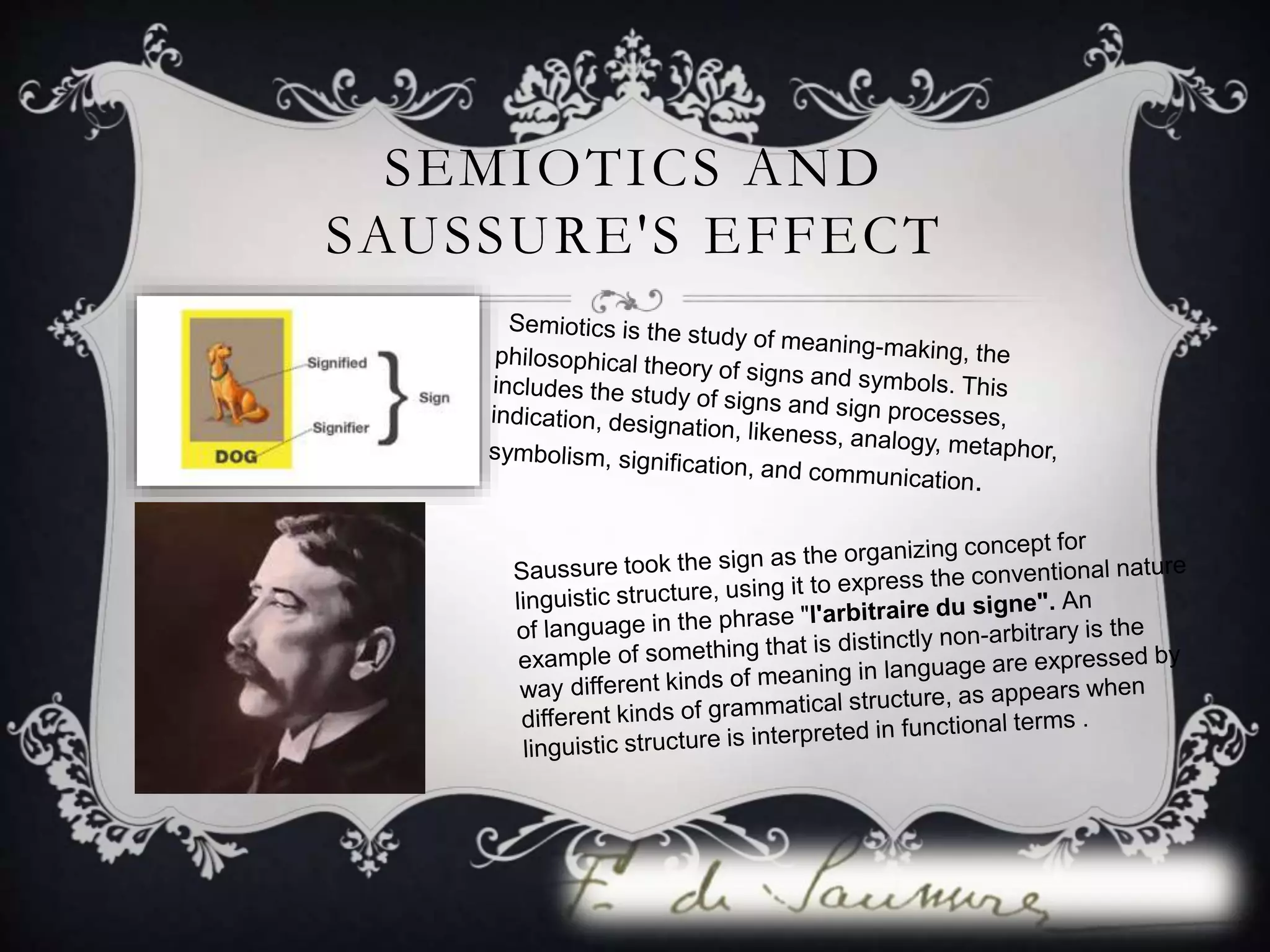 Ferdinand de saussure | PPTX