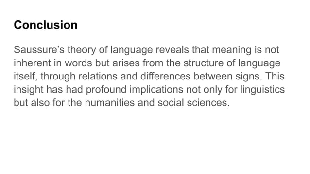 Ferdinand De Saussure Theory: Structuralism.pptx