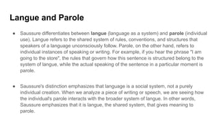 Ferdinand De Saussure Theory: Structuralism.pptx