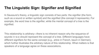 Ferdinand De Saussure Theory: Structuralism.pptx