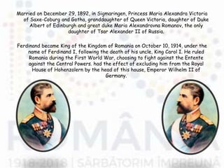 Ferdinand i of romania | PPTX
