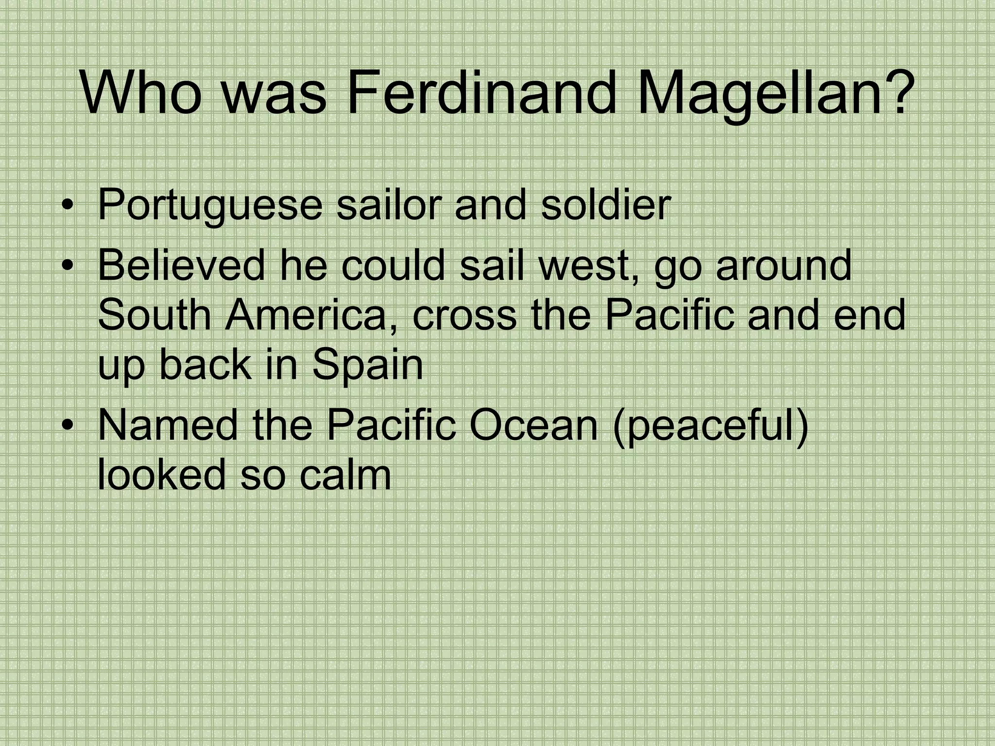 Ferdinand Magellan | PPT