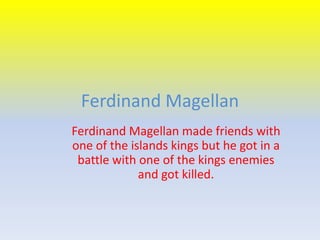 Ferdinand Magellan 22 | PPTX