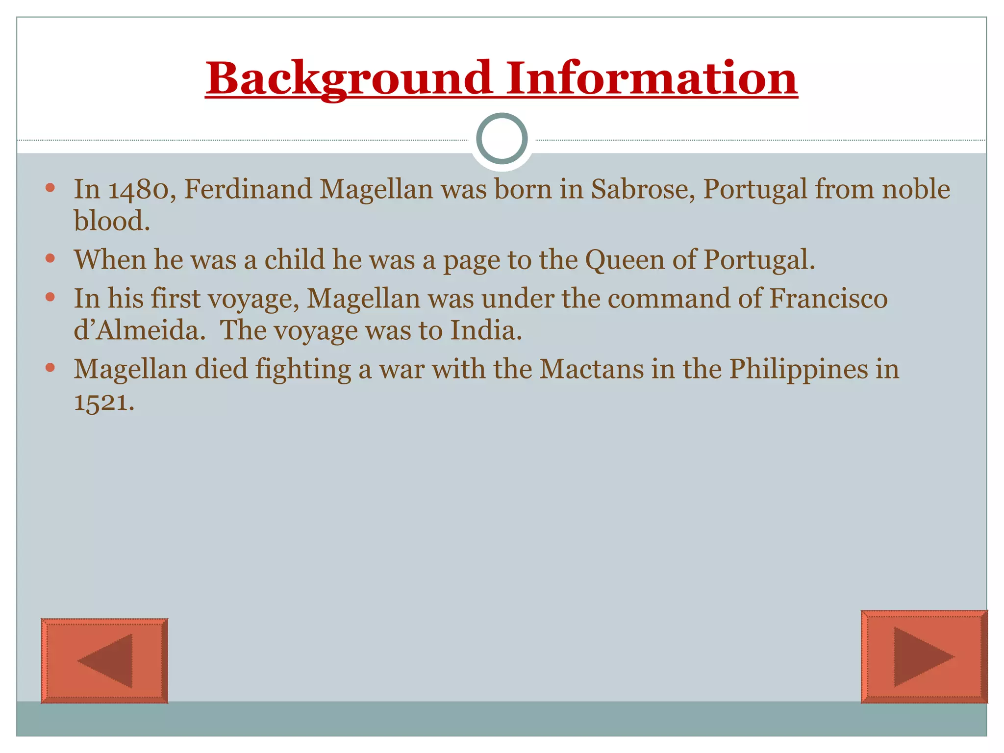 Ferdinand magellan powerpoint. | PPT