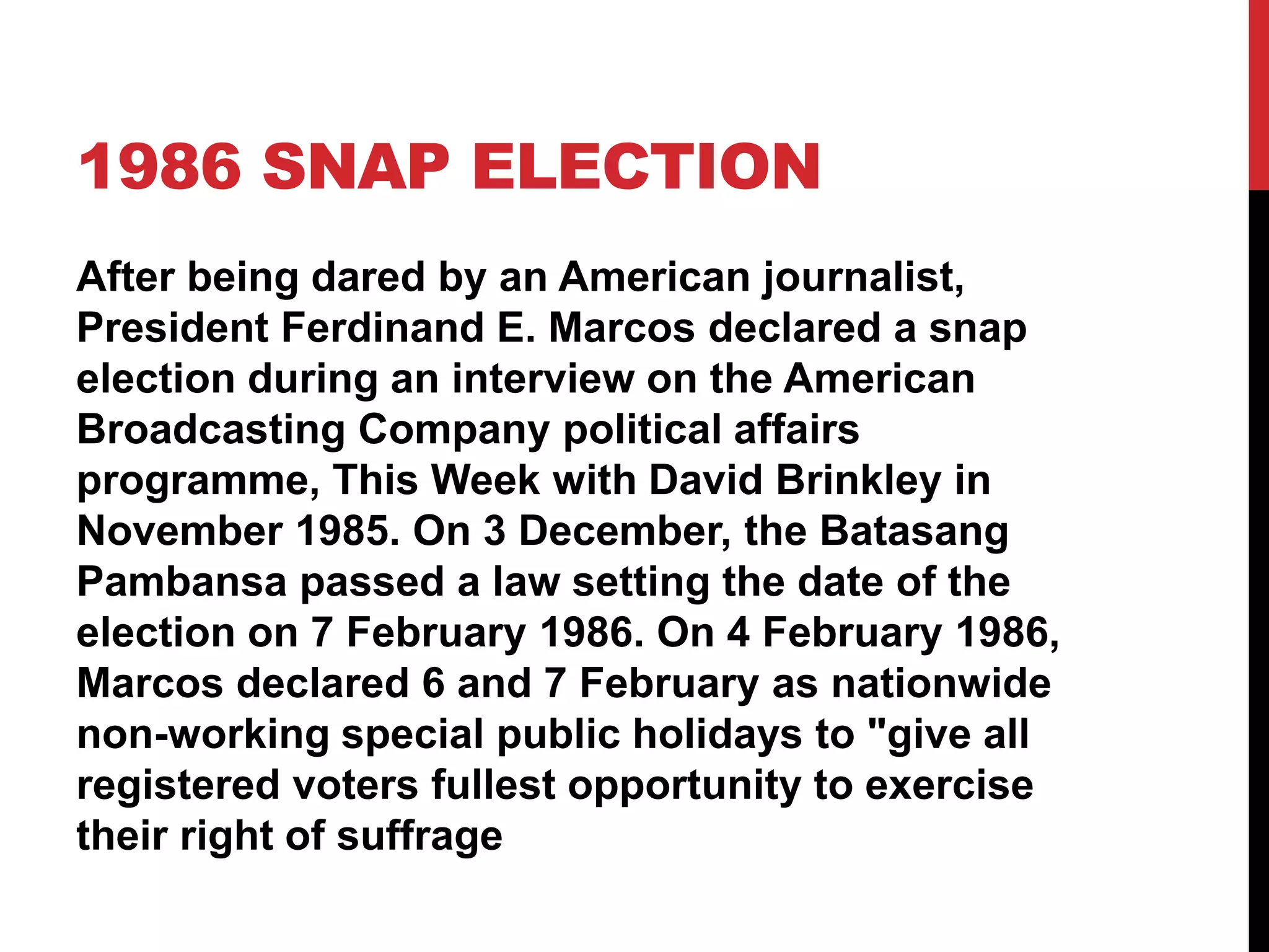 The Marcos Administration | PPTX