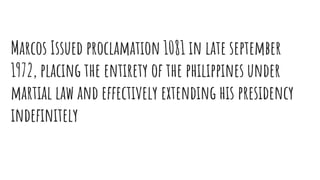 Ferdinand marcos war against u.s | PPT