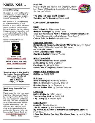 Ferdinand the Bull ACTIVITY AND ANWER SHEET | PDF