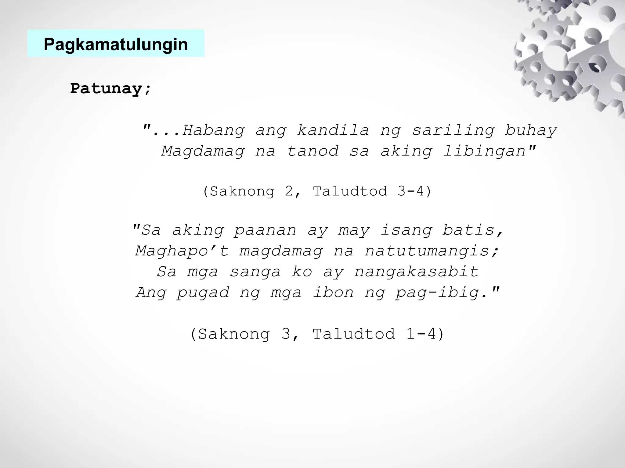 Pagsusuri ng Tula | PPT