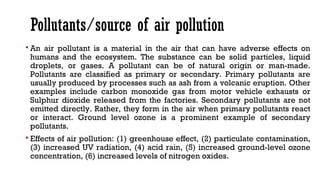 Air pollution | PPT