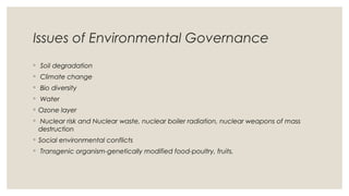 Environmental Governance | PPT