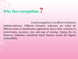 face recognition system | PPT