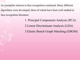face recognition system | PPT