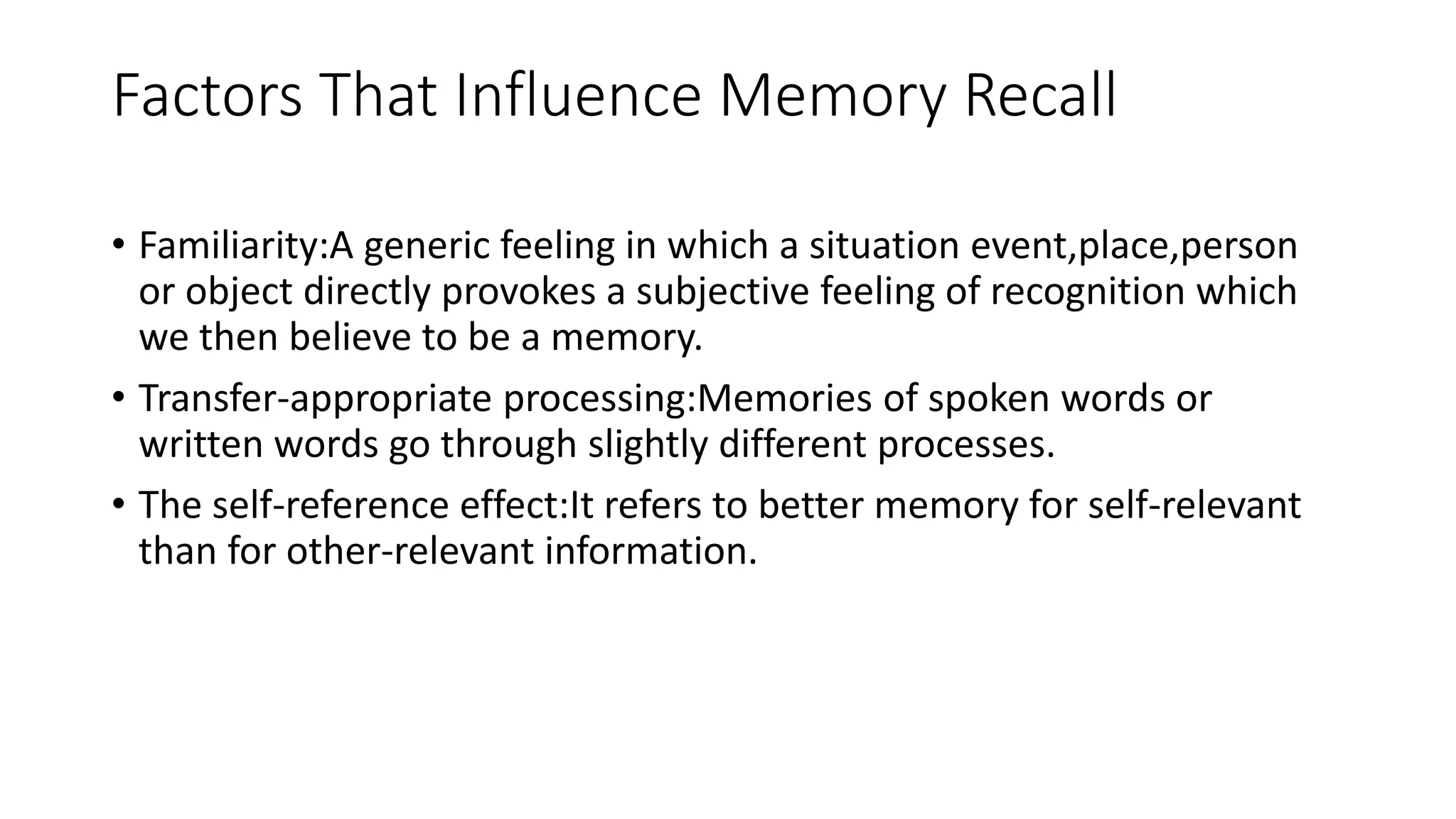 Fergus Craik(Level of processing theory) | PPTX