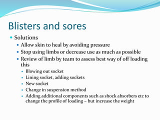 Prosthetics workshop | PPT