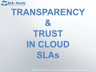 Are you SLA-Ready? | PPT