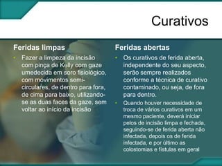 Feridas e curativos | PPTX
