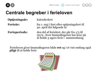 Ferieregler | PPTX