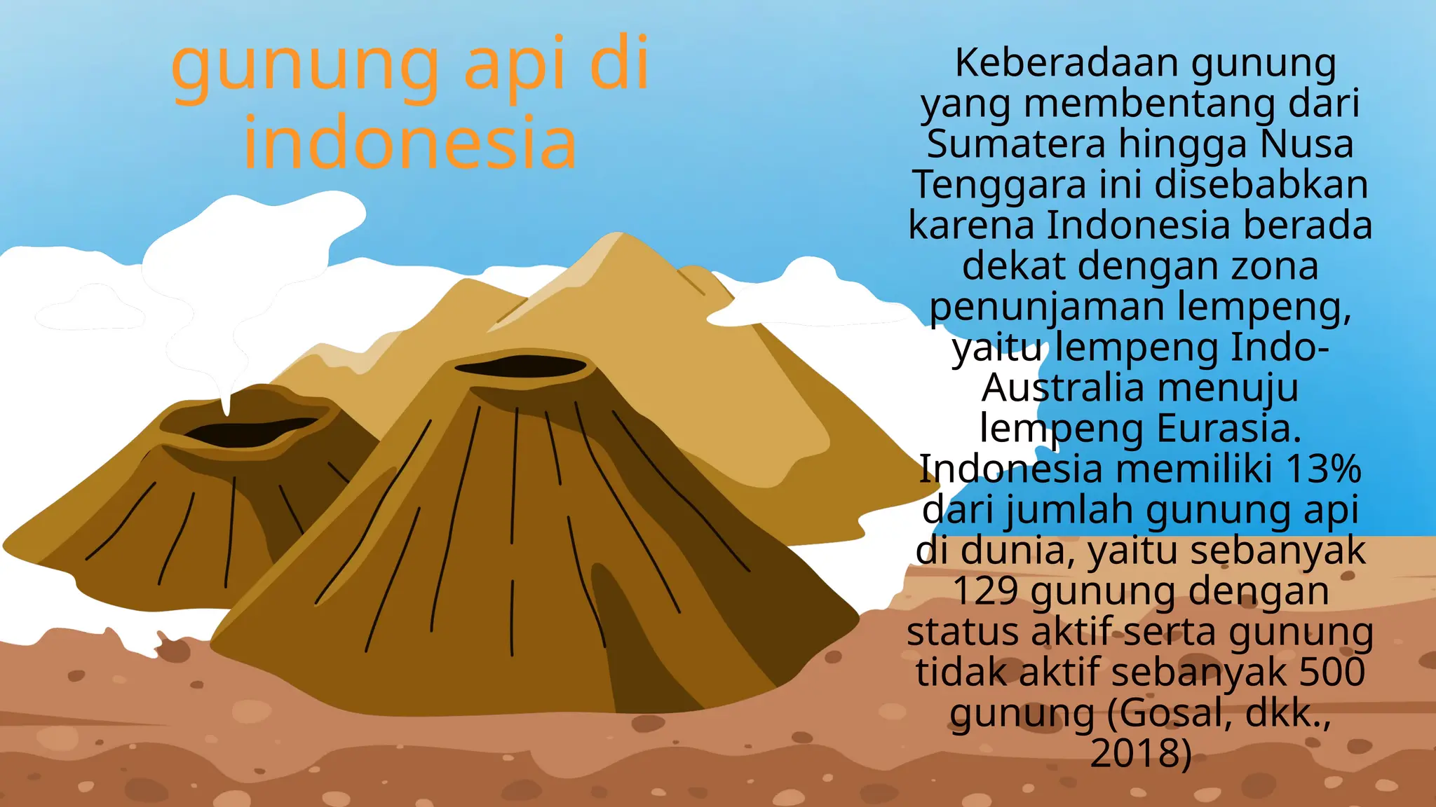 Materi Geografi kelas X- Proses Terbentunya Gunung Api dan Jenisnya | PPTX